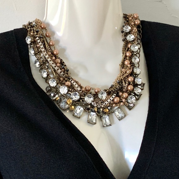 Jewelry | Braided Multi Strand Chain Necklace | Poshmark